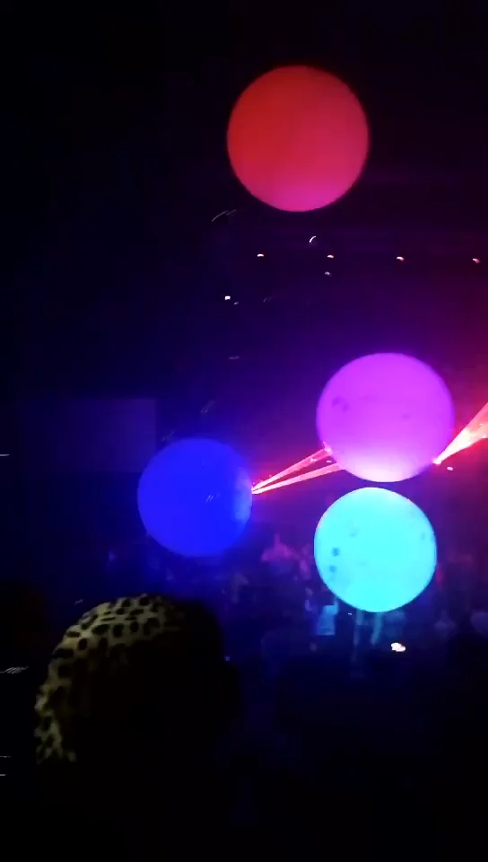 Touch To Change Color Digital Inflatable Light Ball,Self Inflating ...