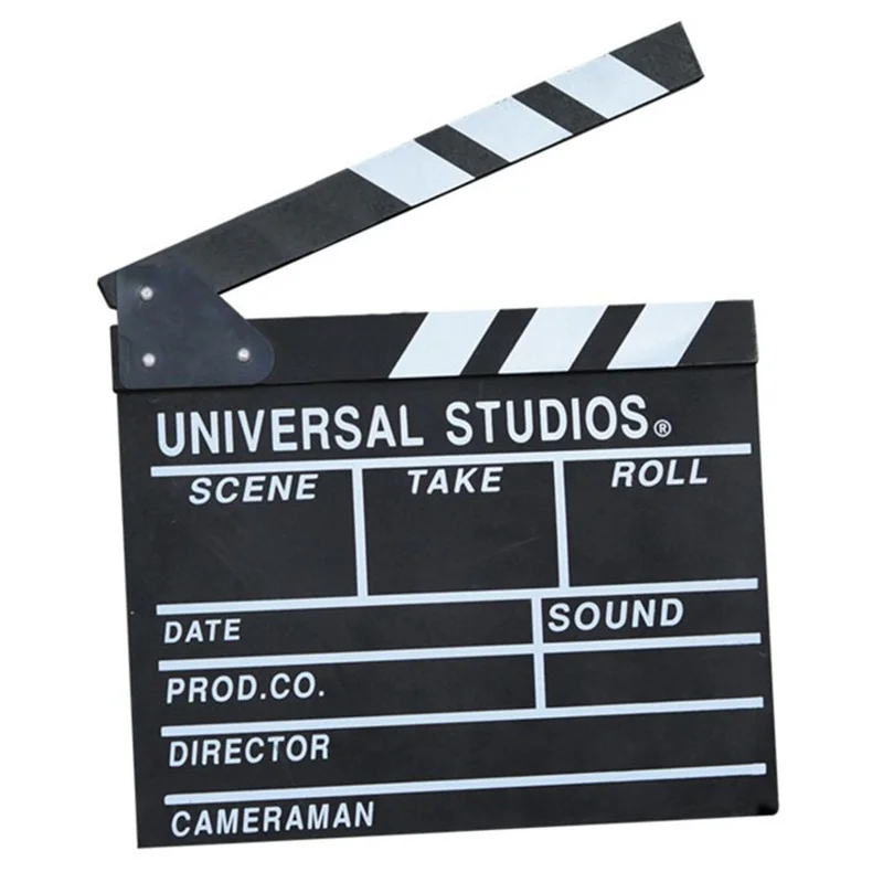 Custom Wooden Director Movie Scene Clapboard Tv Video Clapperboard Film ...