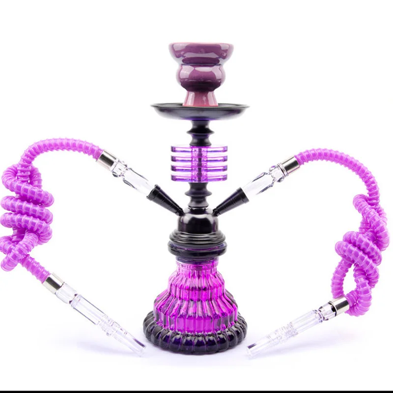 2 Hoses Glass Base Hookah Chicha Pots Narguile Shesha - Buy Chicha ...
