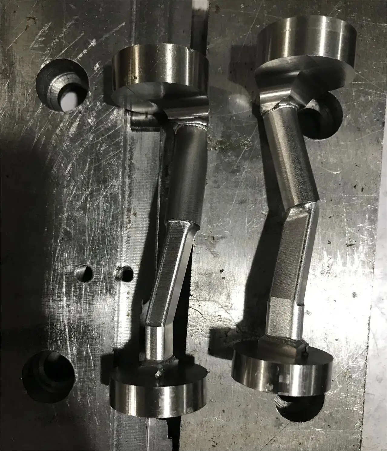 Custom Black & Silver Golf Putter Heads Hosels - OEM Available