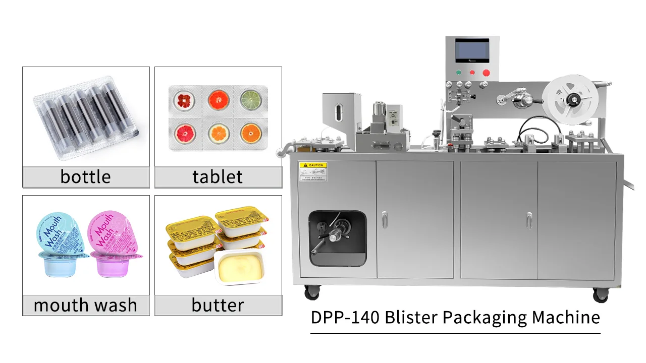 Dpp-140 Automatic Alu-pvc Alu Plastic High Frequency Blister Tablet ...