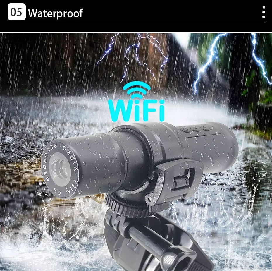 2023 1080p Support Wifi 1600mah Motorbike Dash Cam Bicycle Motorcycle ...