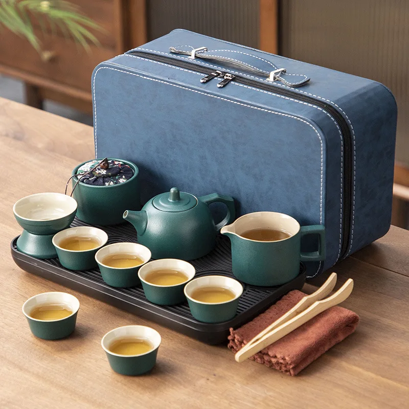 Msh Portable Tea Tray Set Reusable Tea And Teacup Set For Japanese ...
