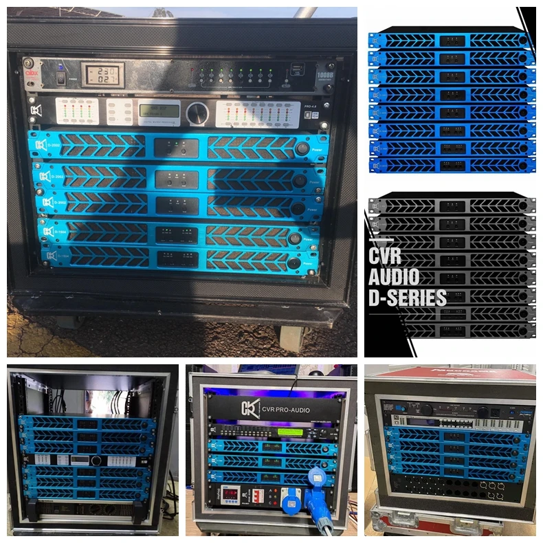 CVR D-3004 Power Amplifiers - 3000W Active/passive 4 Channels