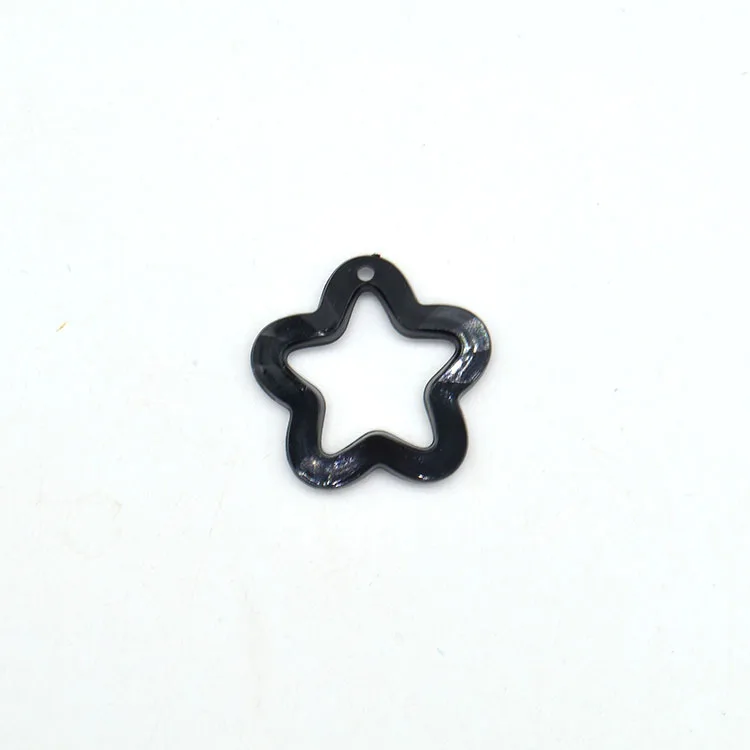 Acrylic Multi-Color Solid Color Hollow Hanging Hole Cartoon Five ...