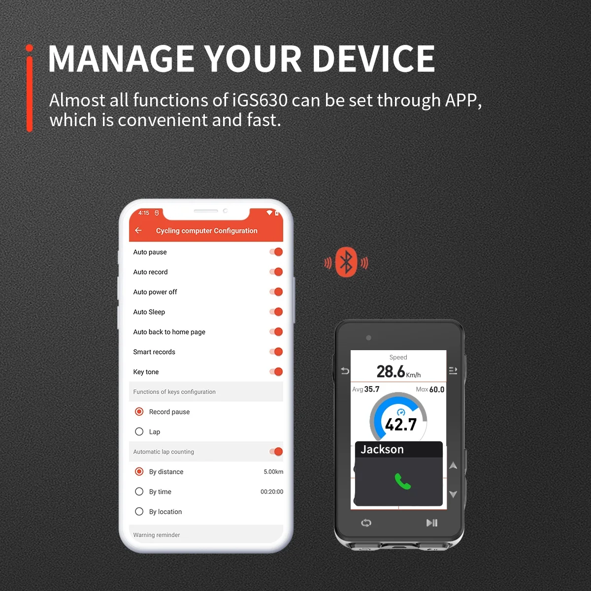 IGPSPORT IGS630s Waterproof Bicycle GPS Computer & Odometer