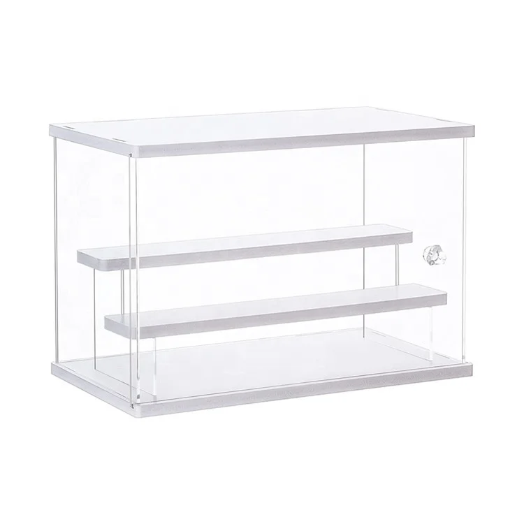 Acrylic Display Case Clear Display Storage Box Countertop Cube for ...