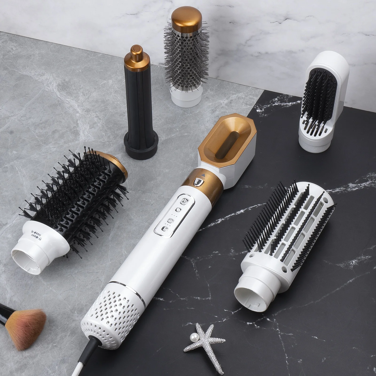 1600w Bldc Motor Hair Curling Air Auto Wrap One Step Hair Blower Dryer ...