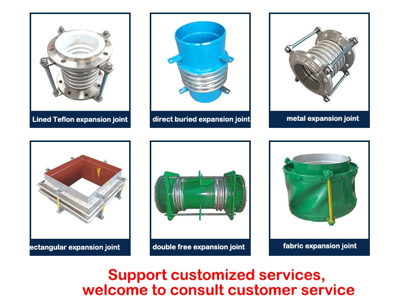 Air Flue Gas Duct Compensator Square Metal Flange Fabric Expansion ...