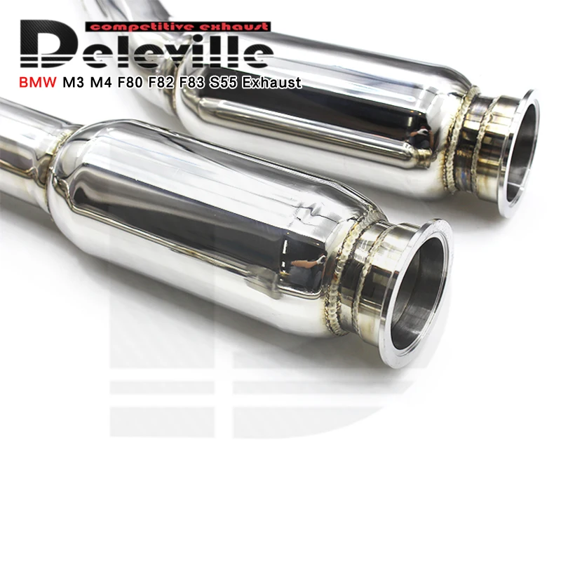 New Design Exhaust Pipes Equal Length Mid Pipe For Bmw M3/m4 F80 F82 ...