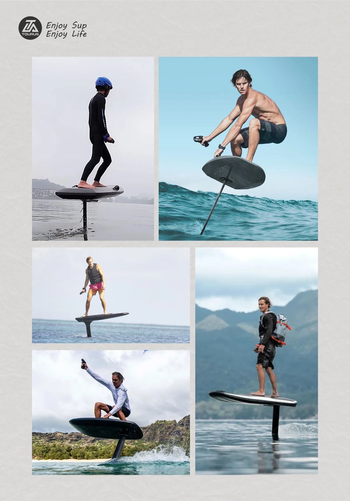 2023 Power Jet E-Foil E Foil Motor TOURUS Electric Hydrofoil Surfboard