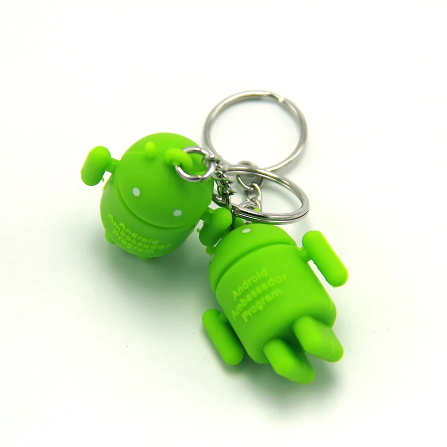 Wholesale Customized 3d Android Soft Pvc Robot Keychain Cheap Rubber 3d Keychain - Buy 3d Soft ...