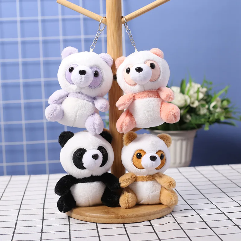 4' Cute Stuffed Red Panda Keychain - Perfect for Claw Machines