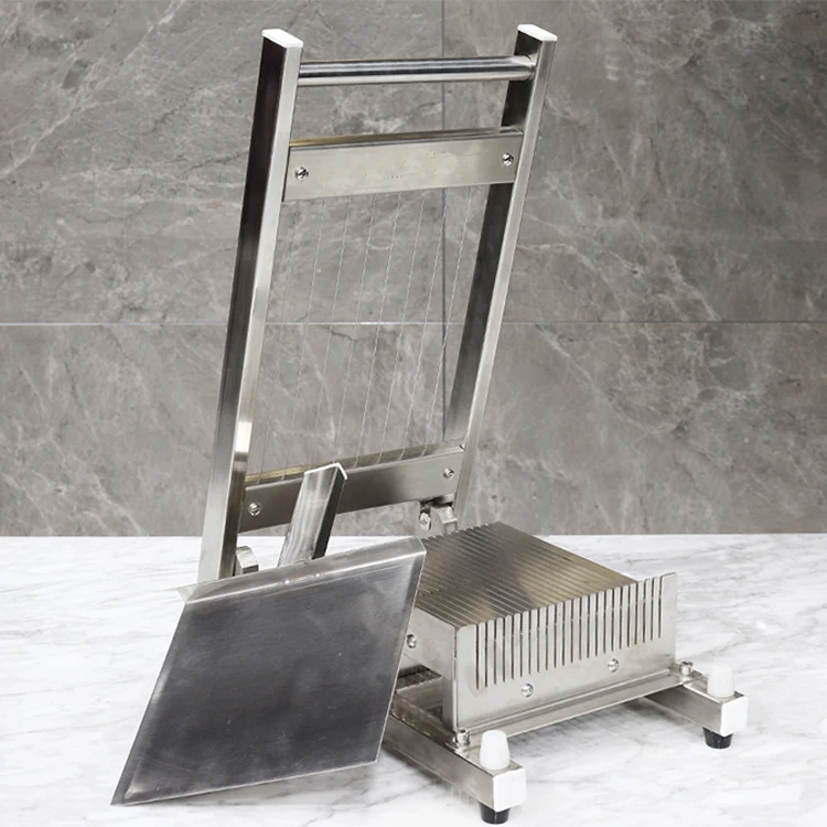 Manual Cheese Cake Block Wire Cutter / Food Cube Cutting Machine / Cake ...