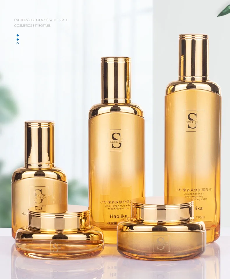 Elegant Cosmetic Packaging - Premium Glass Containers