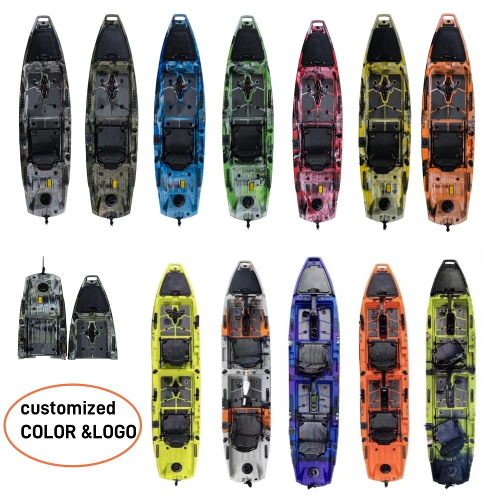 High Quality 10ft Modular HDPE Kayak for Single Pedal Fishing Ocean ...