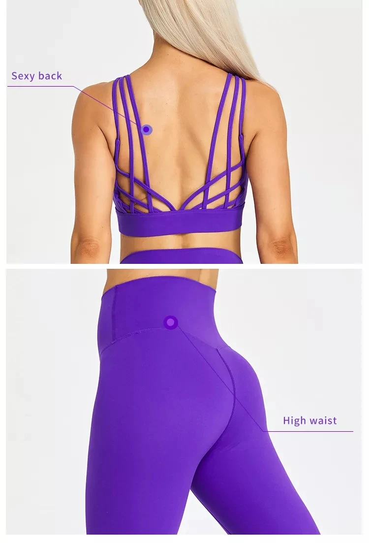 Wholesale 2 Piece Workout Women Wholesale Yoga Wear Running Fitness