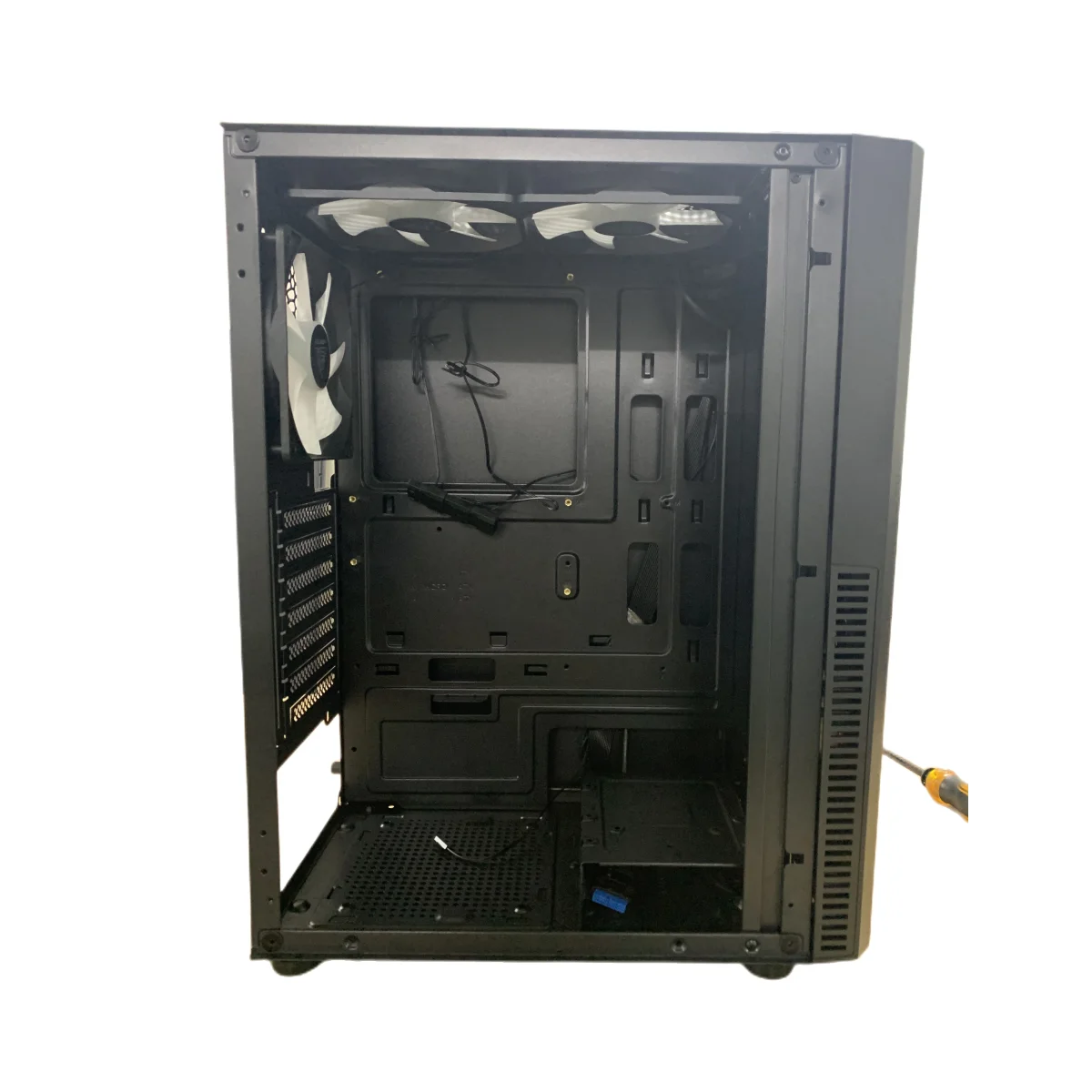 Office OEM ATX M-ATX ITX Pc Cases Design Tempered Glass Computer Case ...