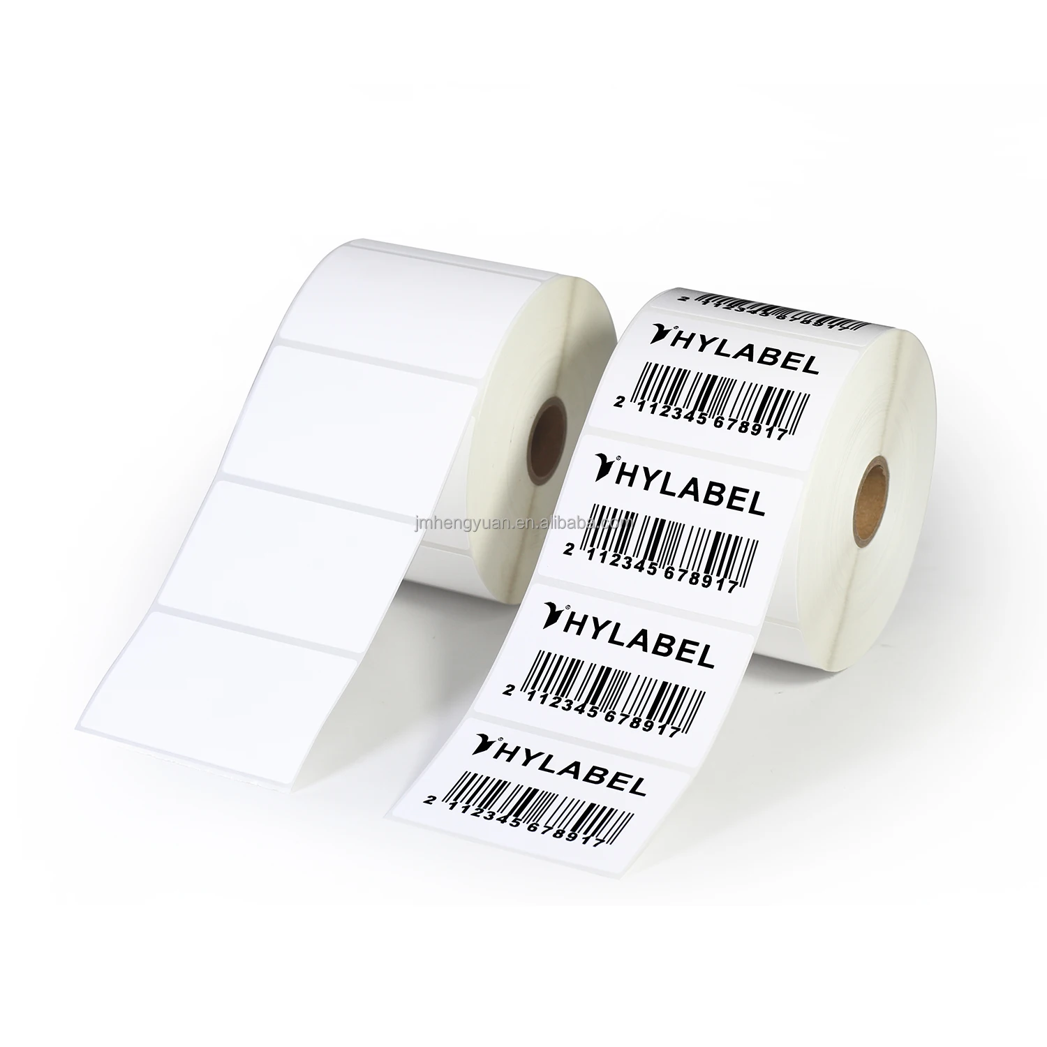 Custom 50mmx25mm 2x1 Barcode Sticker Adhesive Paper 50x25 Semi Gloss ...