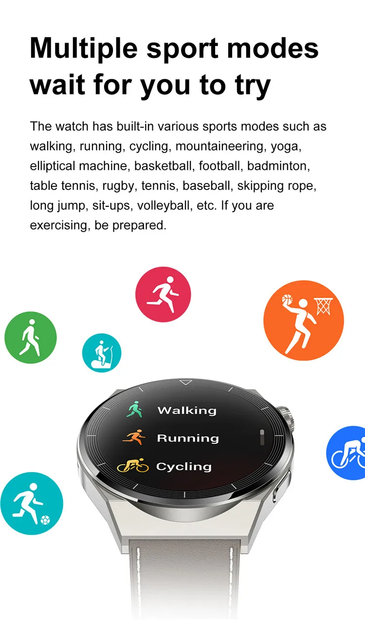 GT3 Pro Smart Watch - IP68 Waterproof Fitness Tracker
