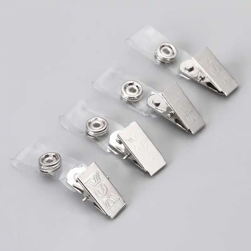 Wholesale Metal Badge Clip for ID Attachment with PVC