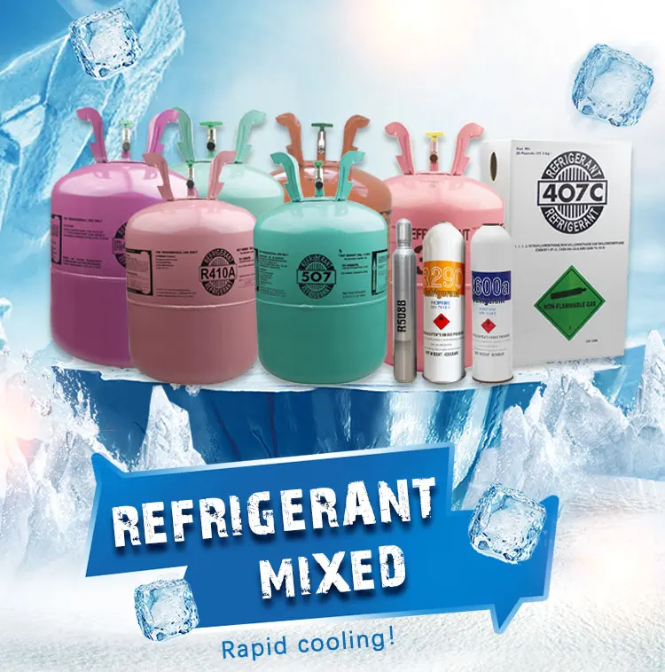 Refrigerant Gas R407a High Pressure Refrigerant Self-sealing Valve Cans ...