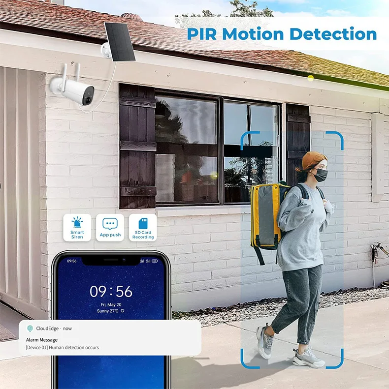 Cloudedge 3mp Outdoor Bullet Dual Light Wireless Wifi Security Ip ...