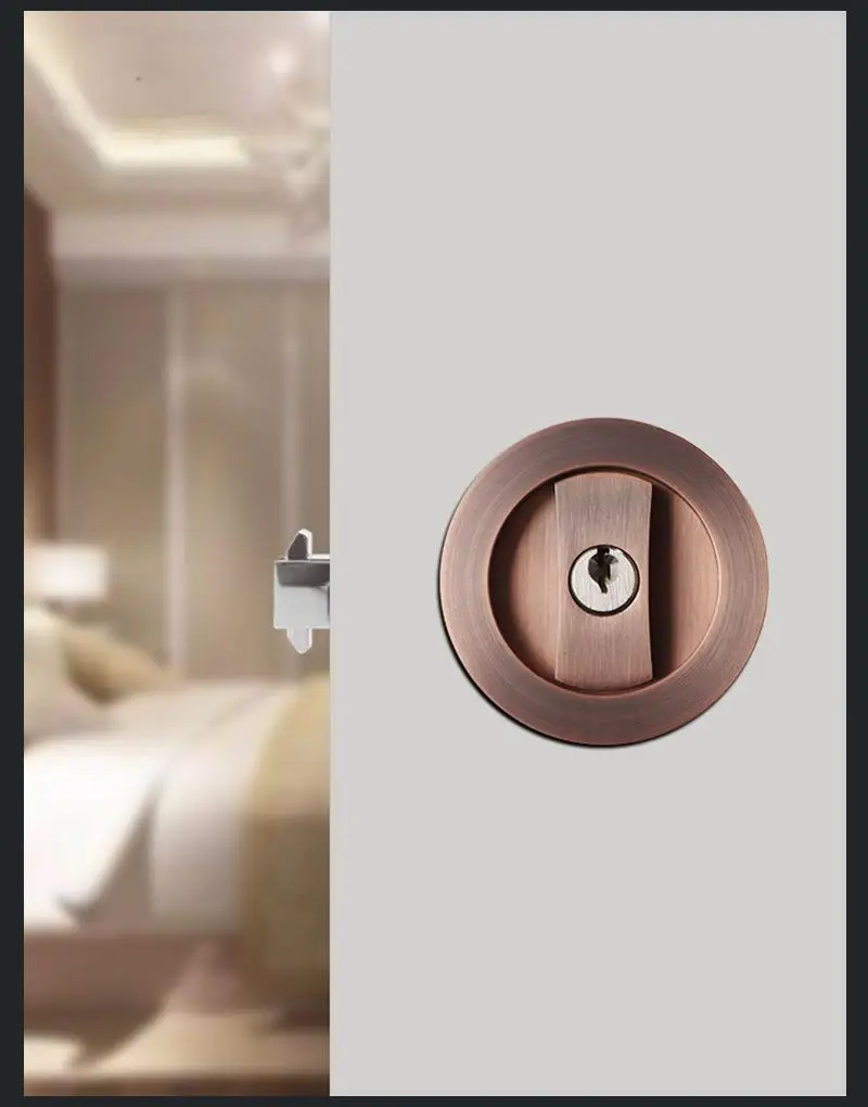 Stainless Steel Sliding Door Lock Screw Concealed square Cavity Slider ...