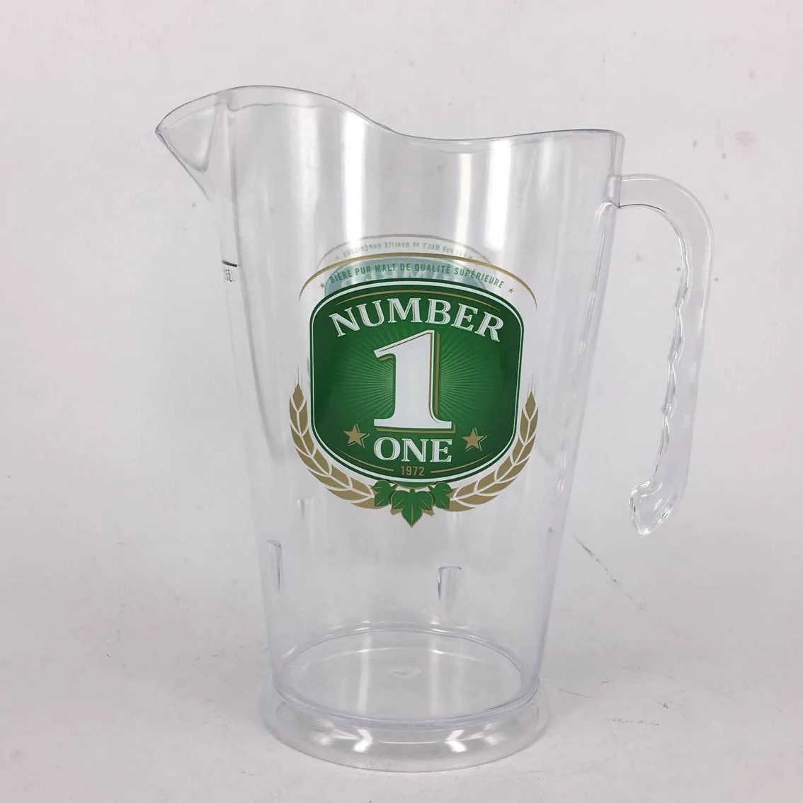 Custom Logo Plastic Beer Pitchers - Perfect for Promotions