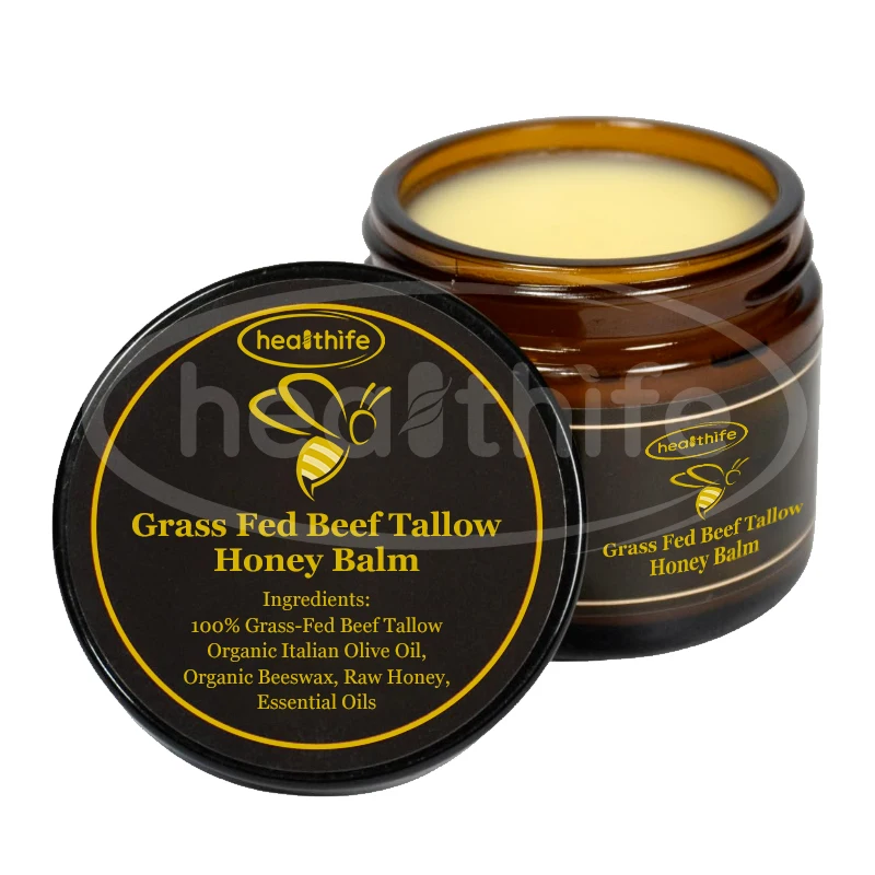 Beef Tallow Balm with Manuka Honey - Moisturizing Skincare