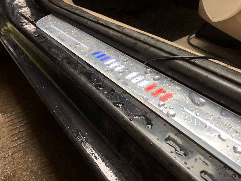 Aachen Schnazer AC Schnitzer X6 E71 Custom LED Door Sill Plate OEM