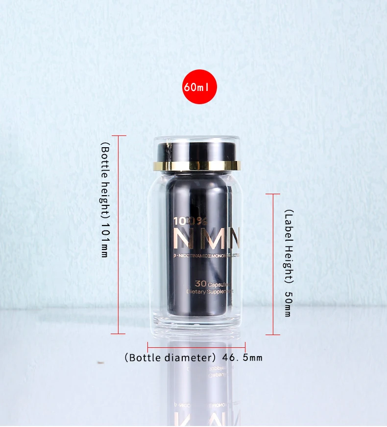 Custom Pills Bottle for High Grade Body Health Nutrients