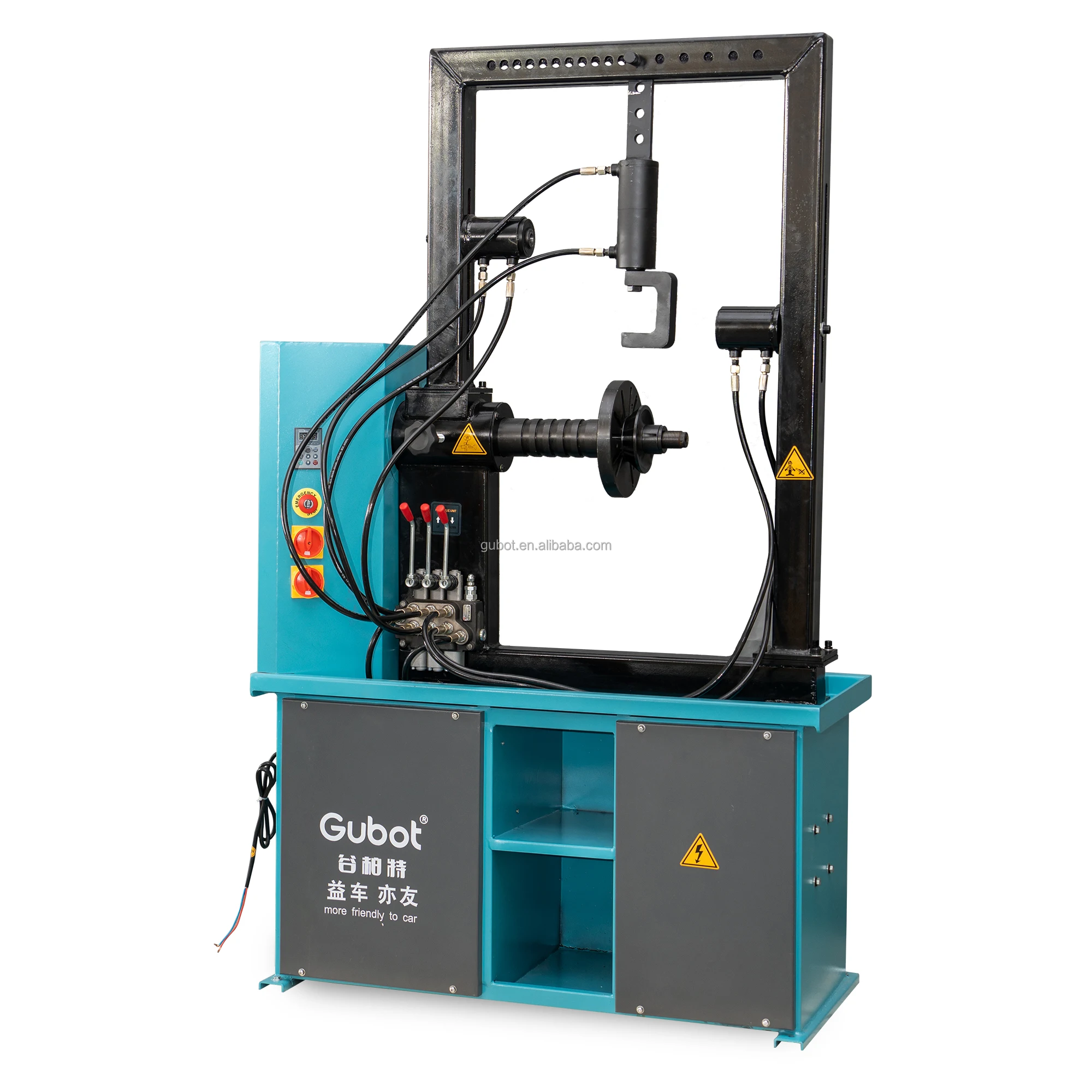 CE Certified Automatic Wheel Rim Repair Machine & Straightener for 12 ...