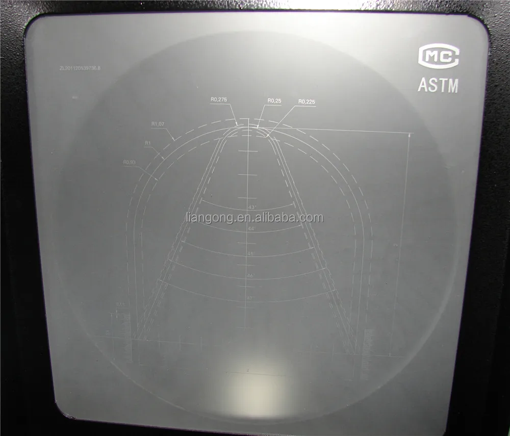 CST-50 Impact Sample / Specimen Notch Optical Profile Projector ...