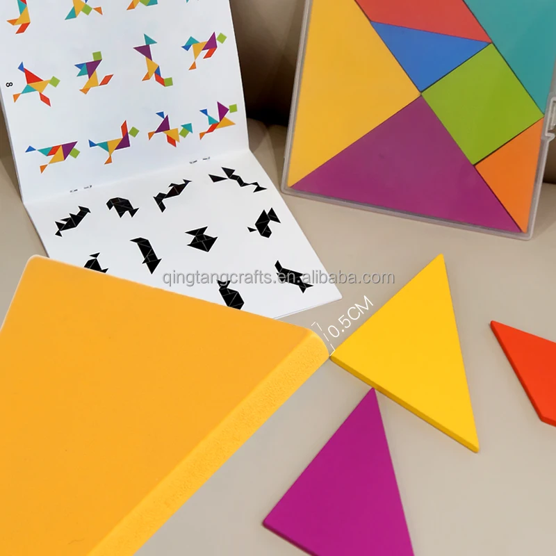 Funny Magnetic Wooden Tangram Puzzle - Early Education Toy