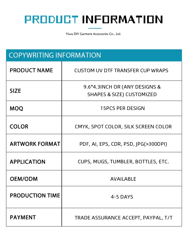 Wholesale Custom Uv Dtf Cup Wrap Scary Halloween Uvdtf Libbey Wraps ...