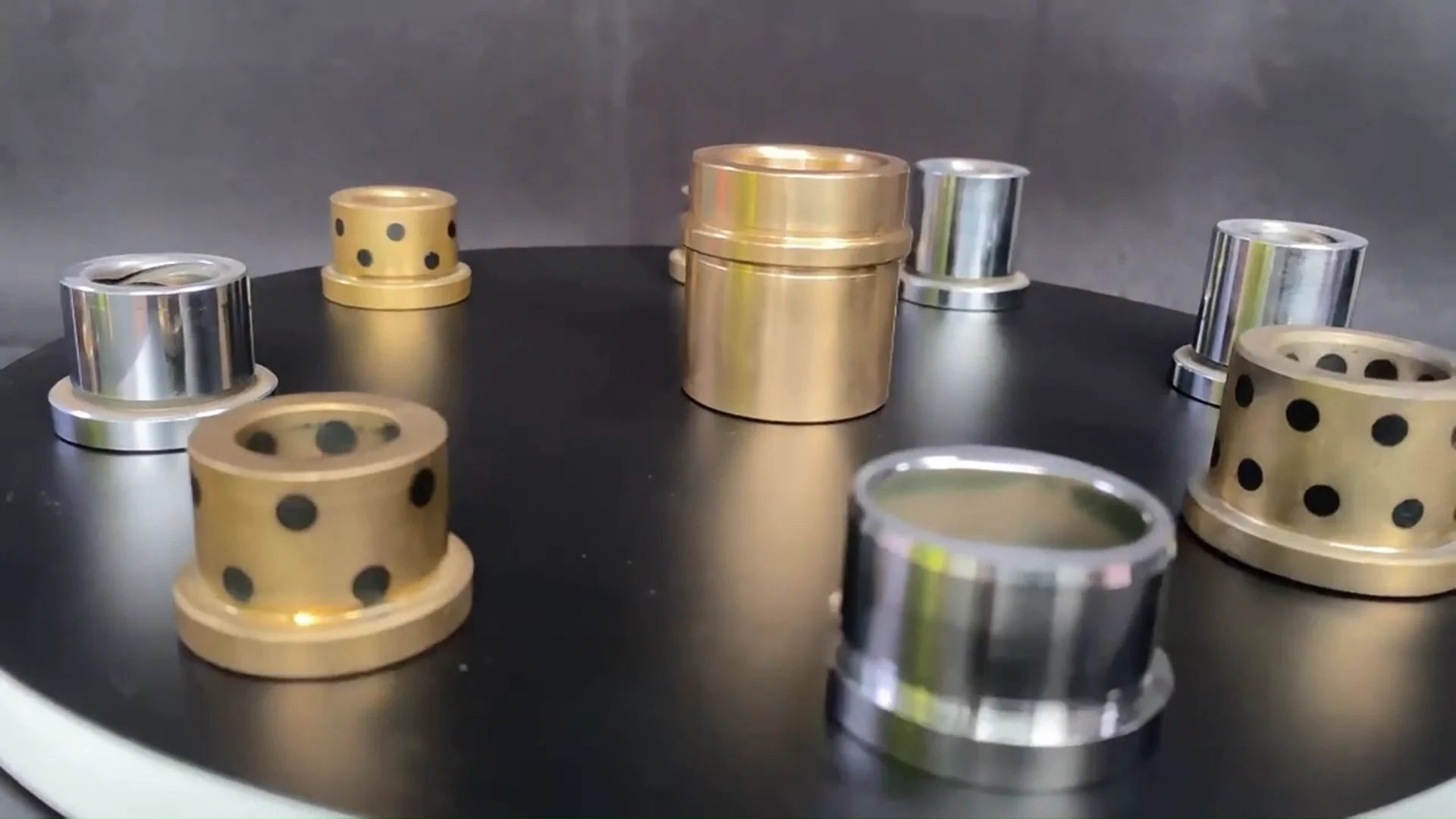 Customized Cnc Turning Small Flange Bushings Oem Steel Bearing Guide ...