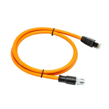 M12 To Rj45 Cable Cat7 Ten Gigabit High Flexible Drag Chain 4 Core 8 ...