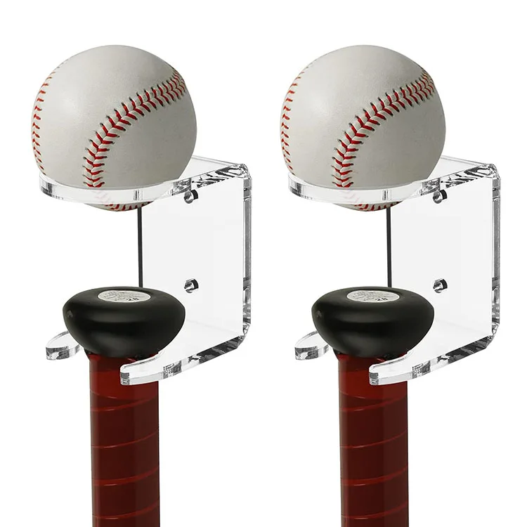 Floating Wall Mounted Acrylic Baseball Bat Display Rack| Alibaba.com