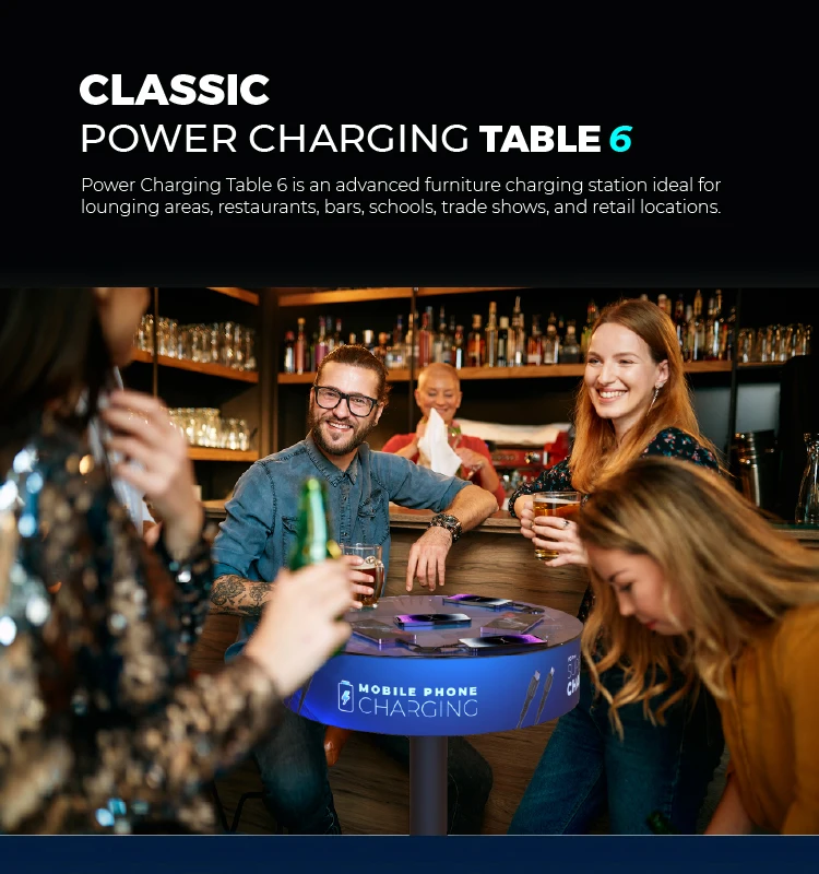 Y2 Power Classic Charging Table - Efficient Bar Solution