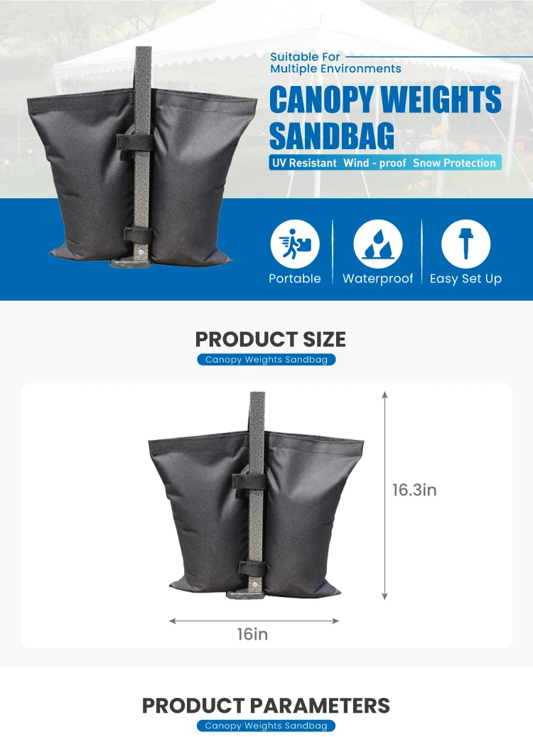Oem Factory Tent Gazebo Sand Bags 4pcs Leg Weights Sand Bags Heavy Duty ...