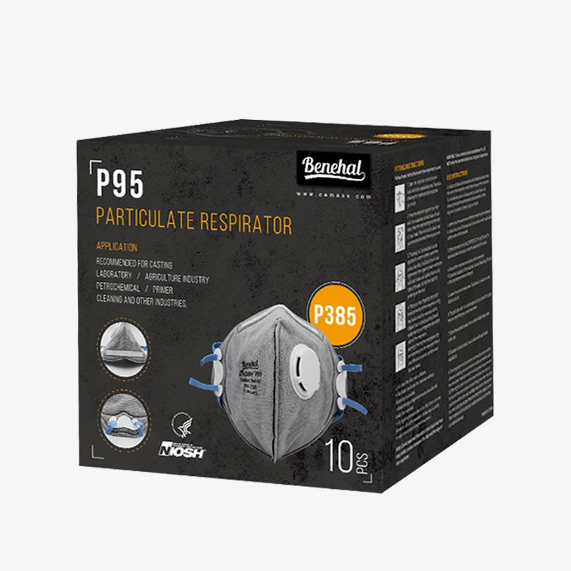 Benehal Niosh P95 Mask P95 Particulate Respirator Oil &dust Protection ...