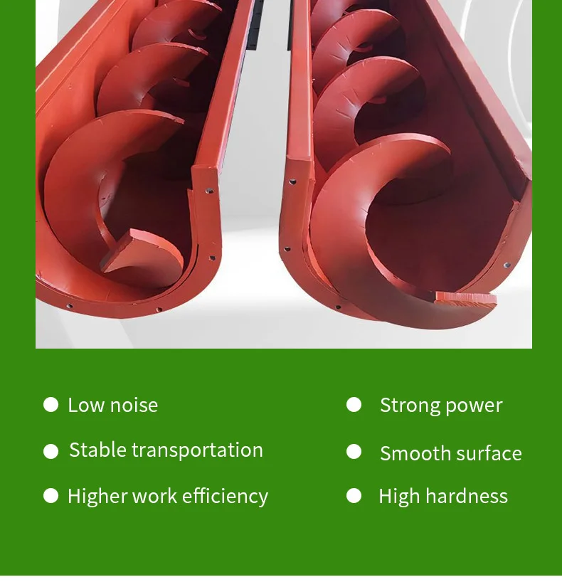 Shaftless Screw Auger Soil Screw Conveyor For Efficient Material ...