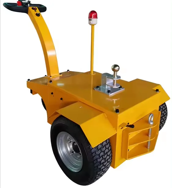 Battery Power Pallet Puller Two Tug Trailer Power Pusher Transport Cart ...