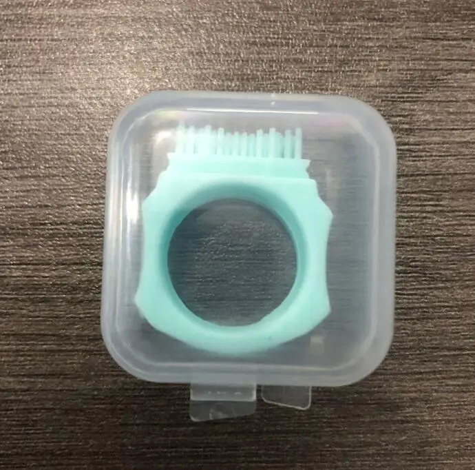 New Kids Safety Silicon Tooth Brush Silicone Baby Finger Portable ...