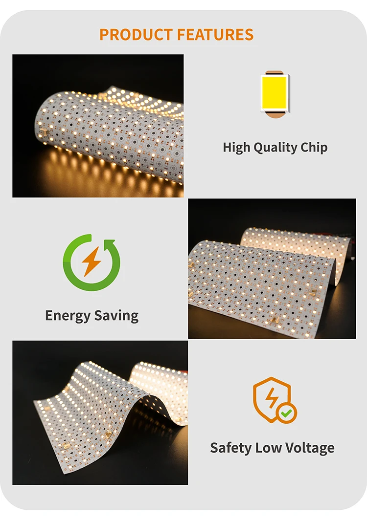 LED Cuttable 24V Flexible Light Sheet - High Quality LED Panel