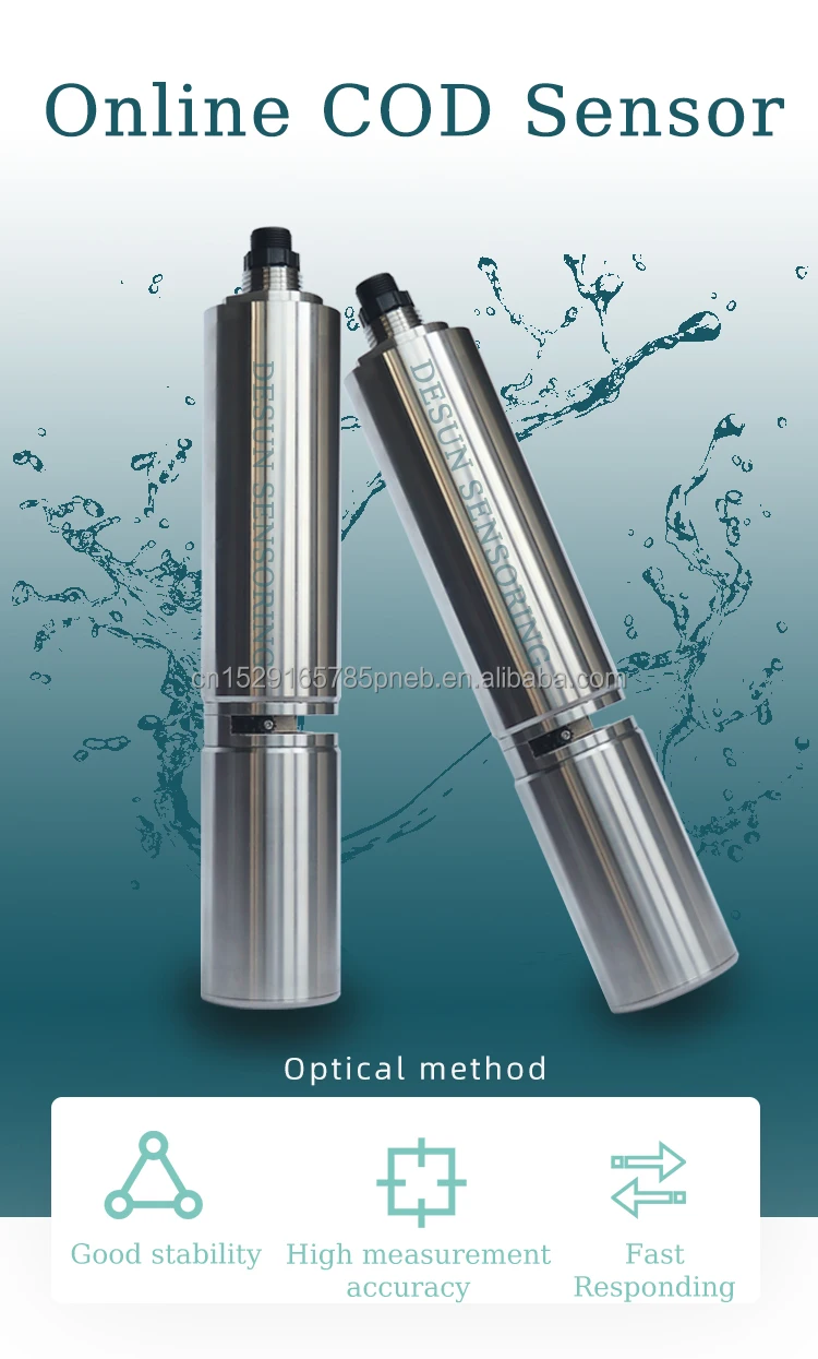 COD Probe Sensor - Self-Cleaning Industrial Water Quality Monitoring