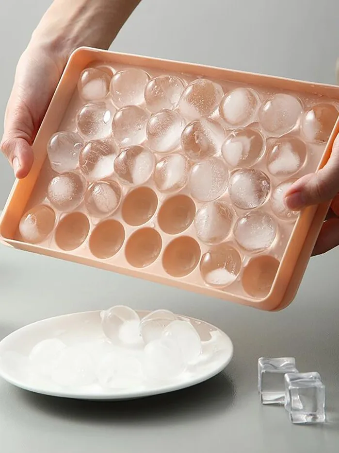 Custom Small Ice Cube Plastic Balls Round Shape Mold Frozen Fruit Cubes ...