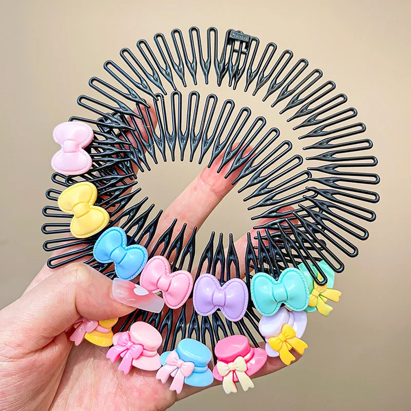 Fashion Resin Plastic Wavy Spring Hair Pins Cute Cartoon Charms Hair ...