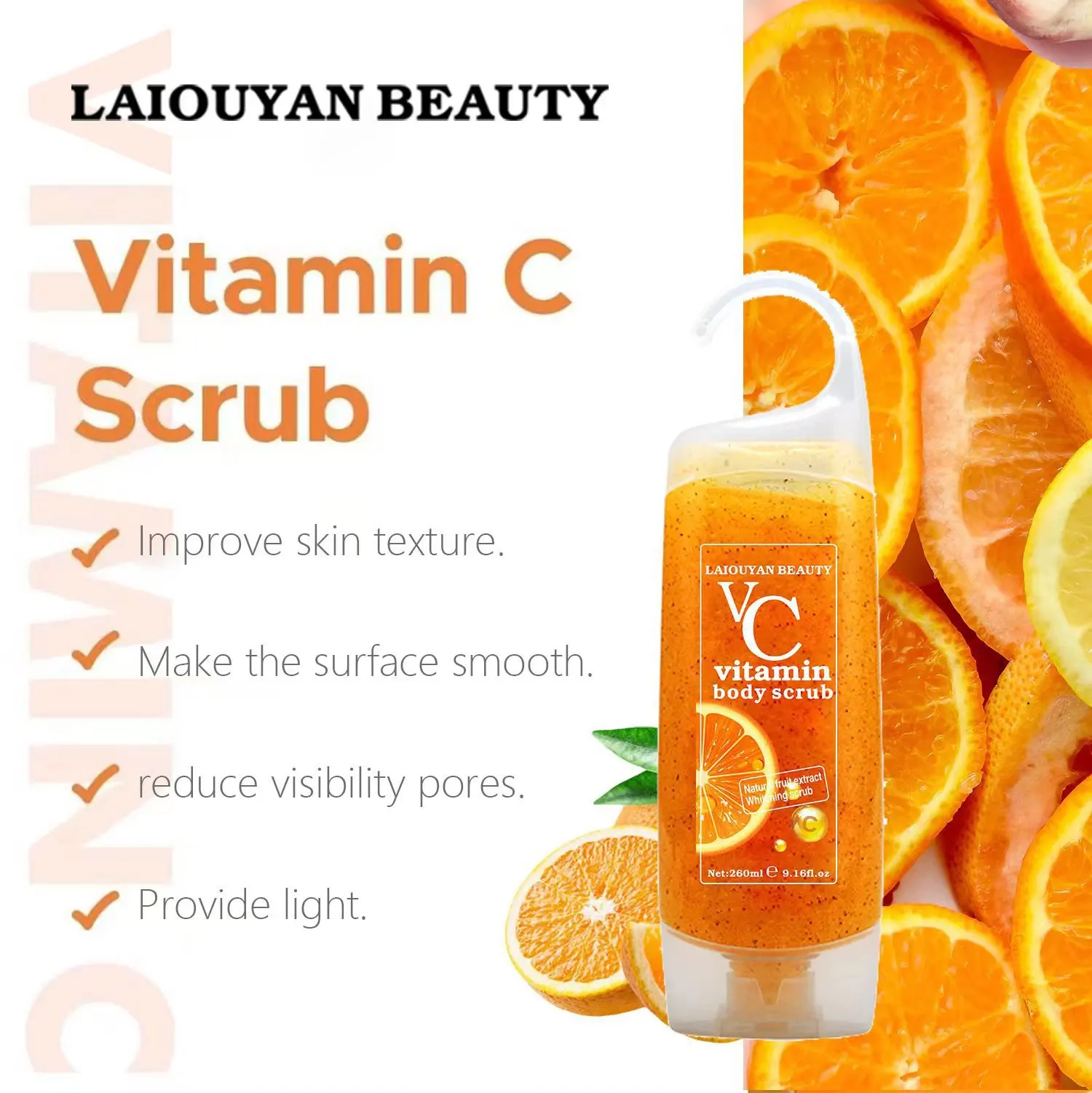 Yesnow Fruit Scrub Shower Gel Body Exfoliating Dead Skin Hydrating Clean Lasting Fragrance Skin ...